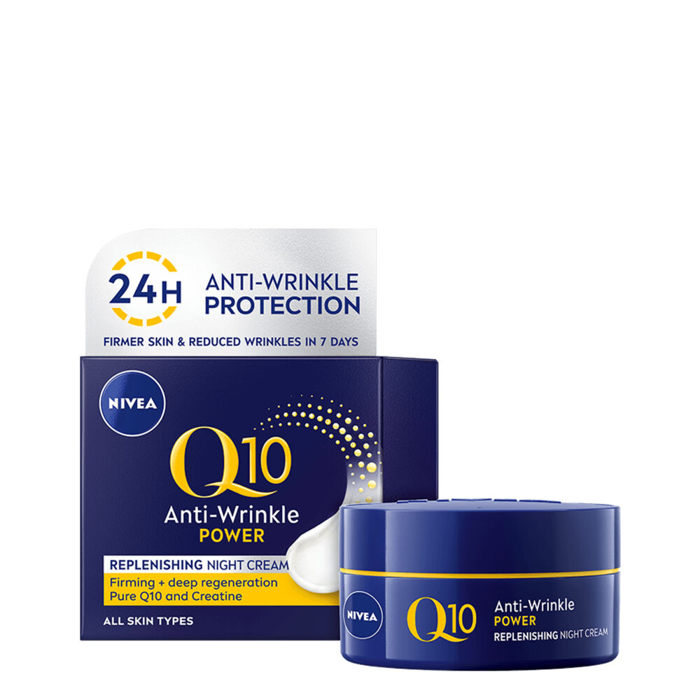 Nivea Q10 Power Нощен крем против бръчки Нощен крем Douglas и Beauty Zone
